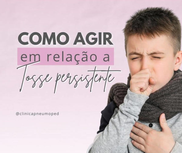 Como reagir com relação à tosse persistente - Clínica Pneumoped