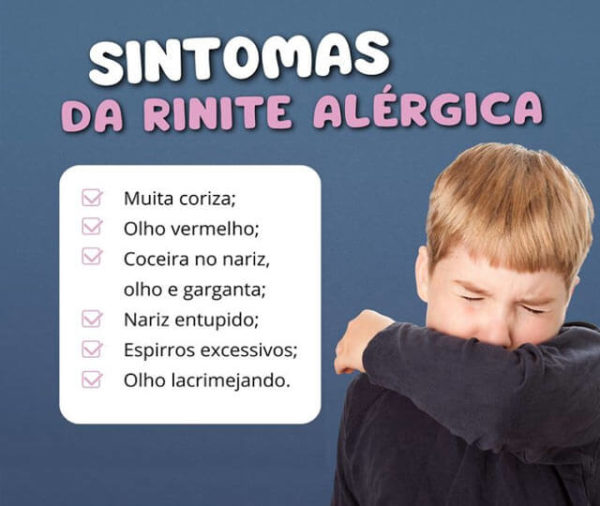 Sintomas da rinite alérgica - Clínica Pneumoped